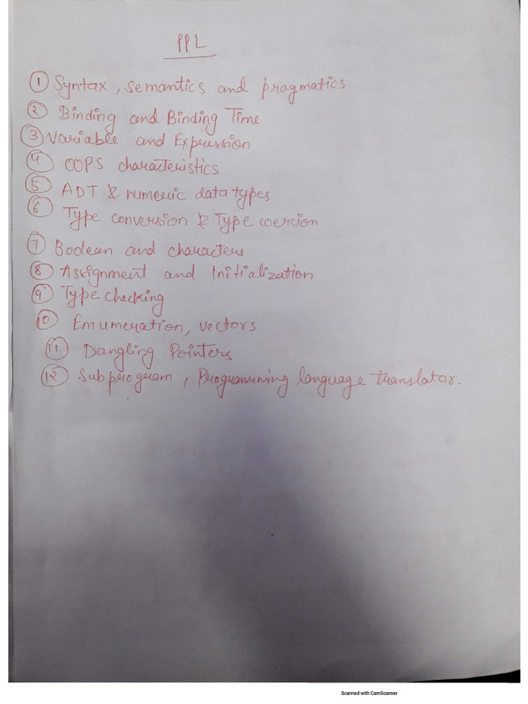 PPL Notes | PDF PPL Notes | PDF