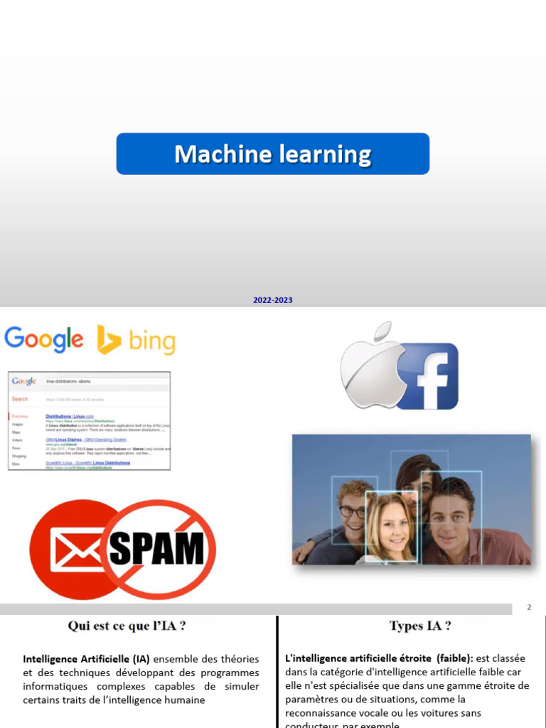 Cours - Machine Learning - Deep Learning - V1 | PDF
