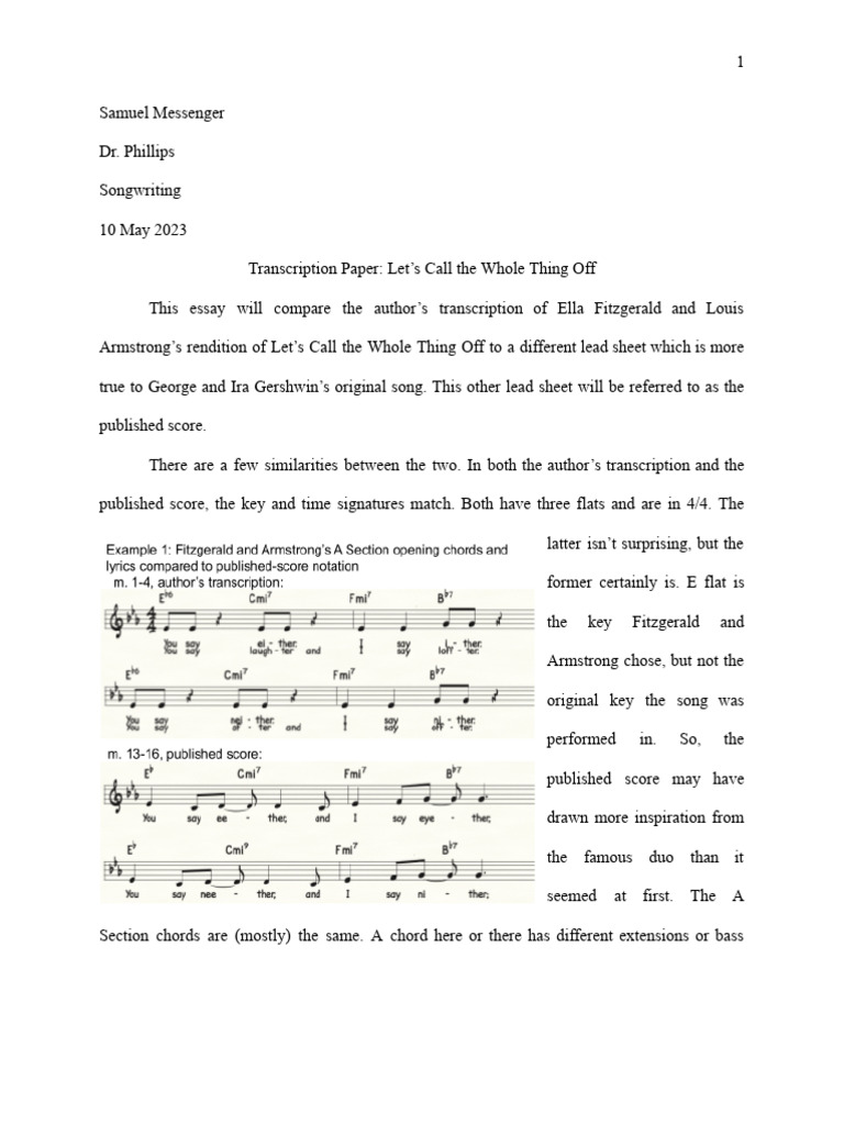 Transcription Paper-2 | PDF