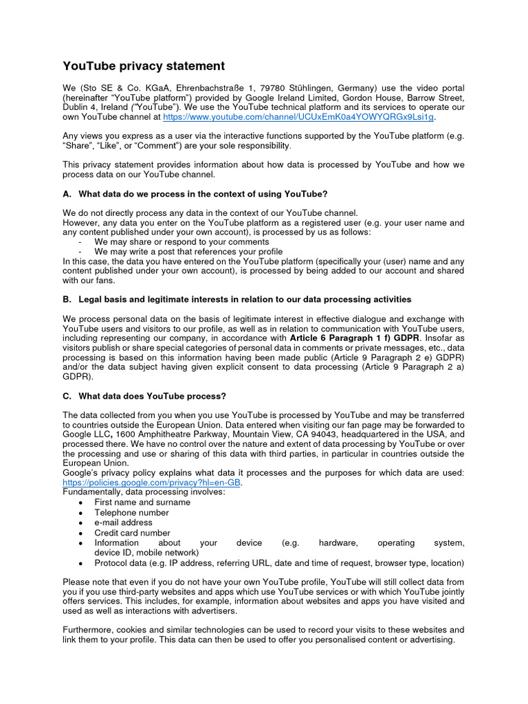 DPS - Social Media YouTube E | PDF