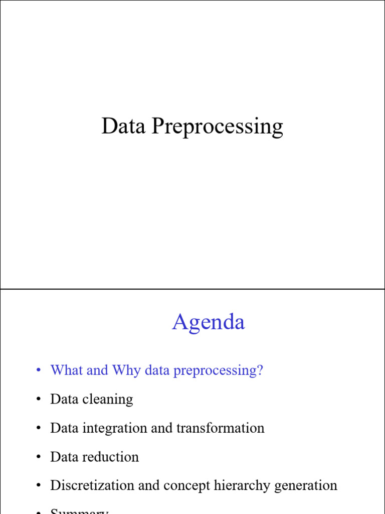 Chapter-3 Data Preprocessing | PDF