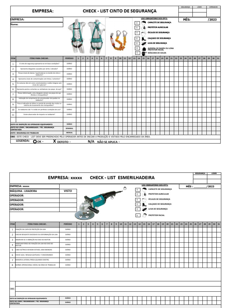 Check - List Ferramentas - Copia - 120707 | PDF