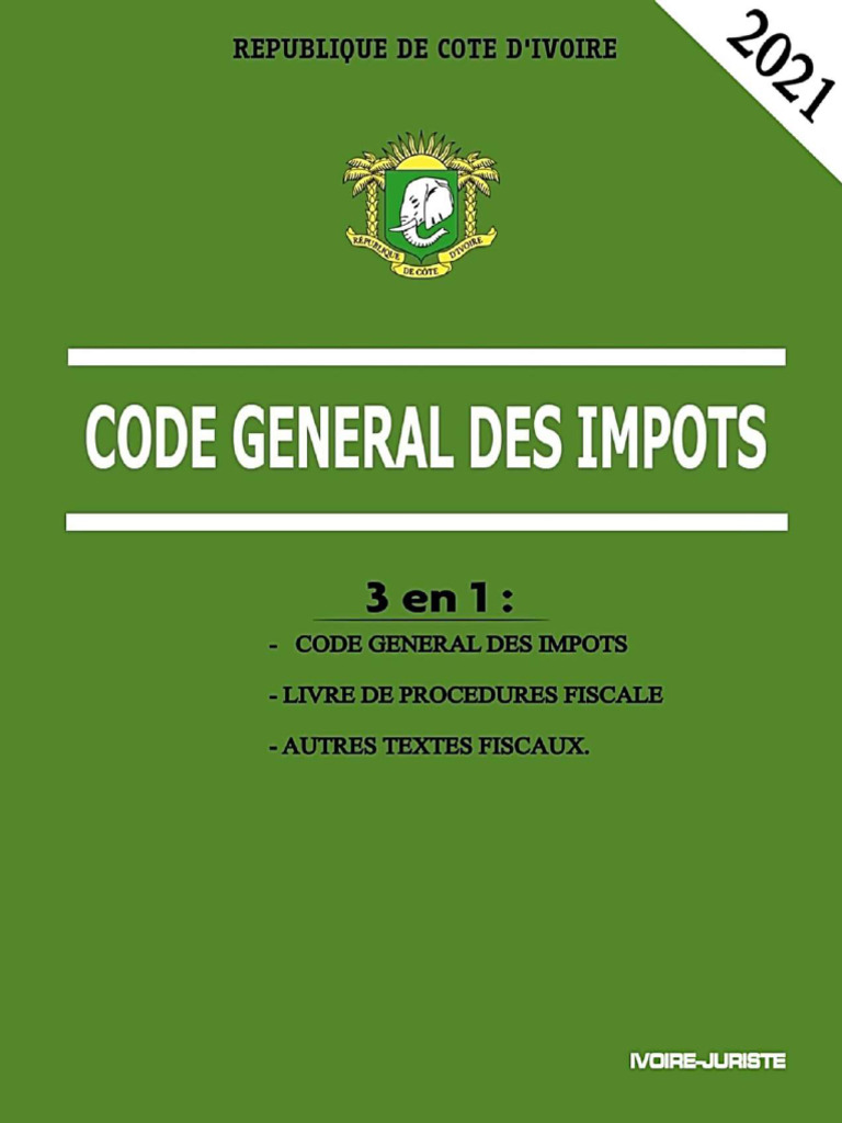 Code General Des Impots 2021 Nouveau C Epwtyd | PDF