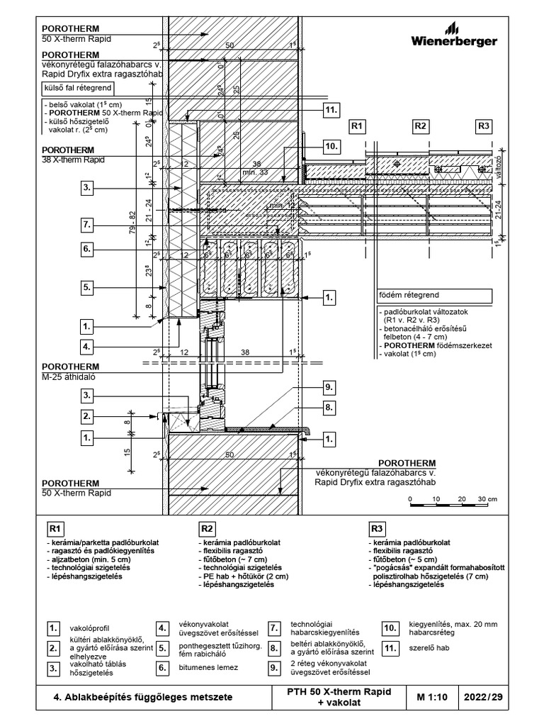Wienerberger 29 F PTH 50 X-Therm Rapid | PDF