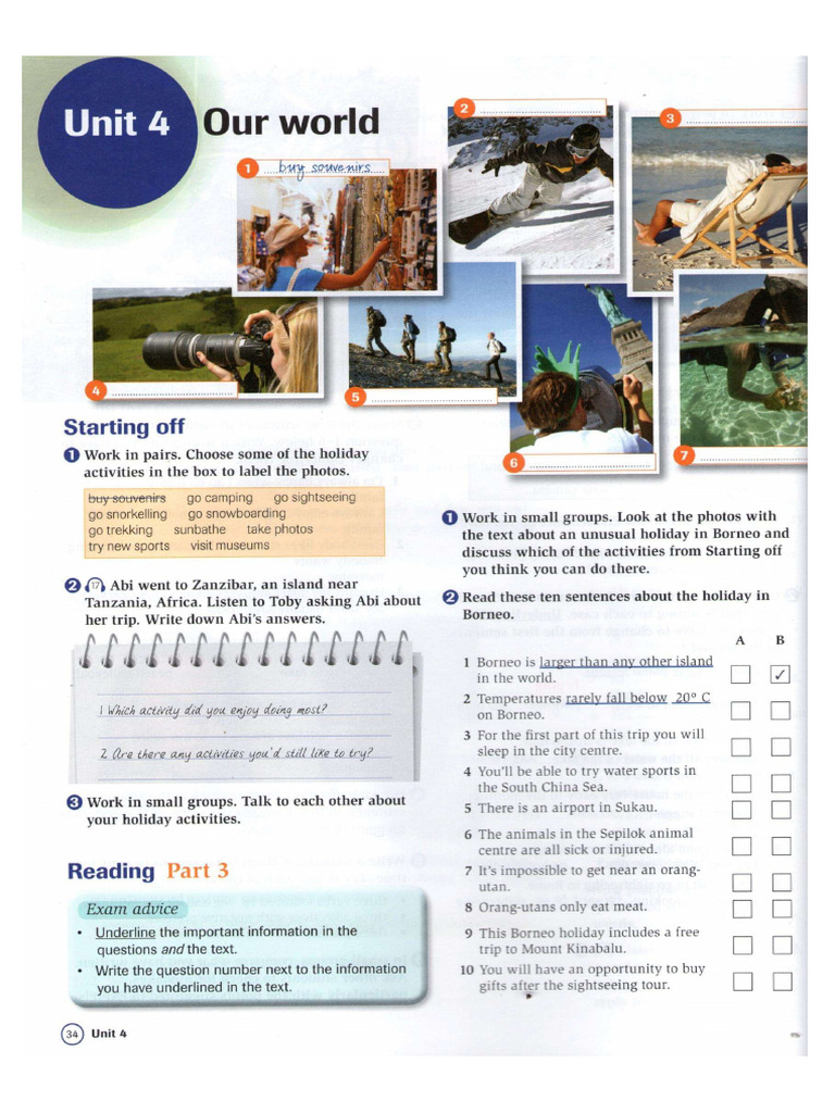 PET Unit4 Revision3&4 | PDF