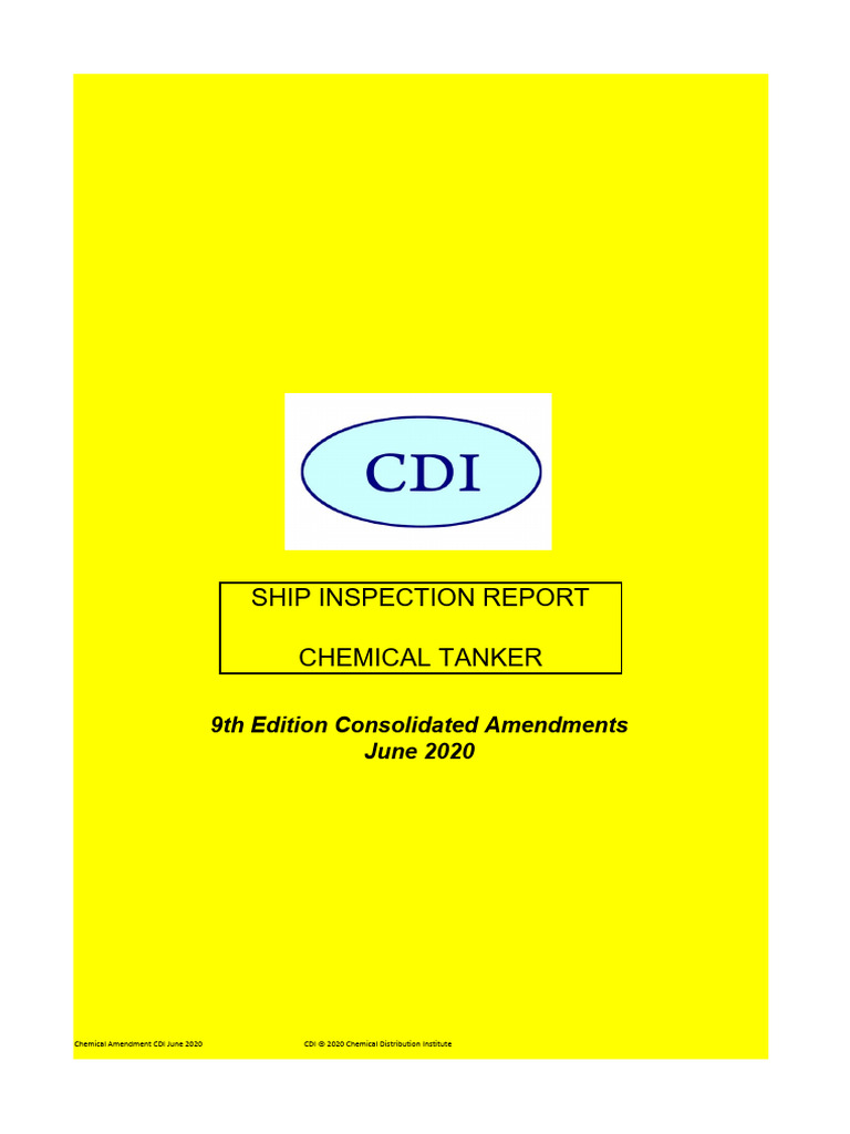CDI Chemical Amendments | PDF