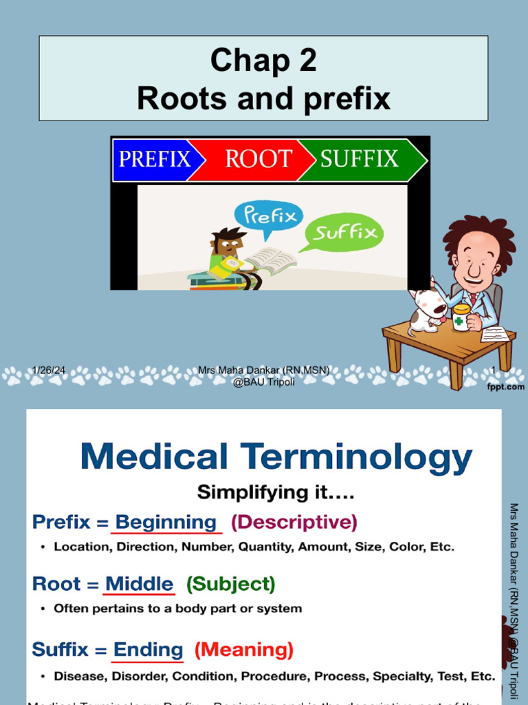 Chap 02 (Root Prefixe and Suffixes) | PDF