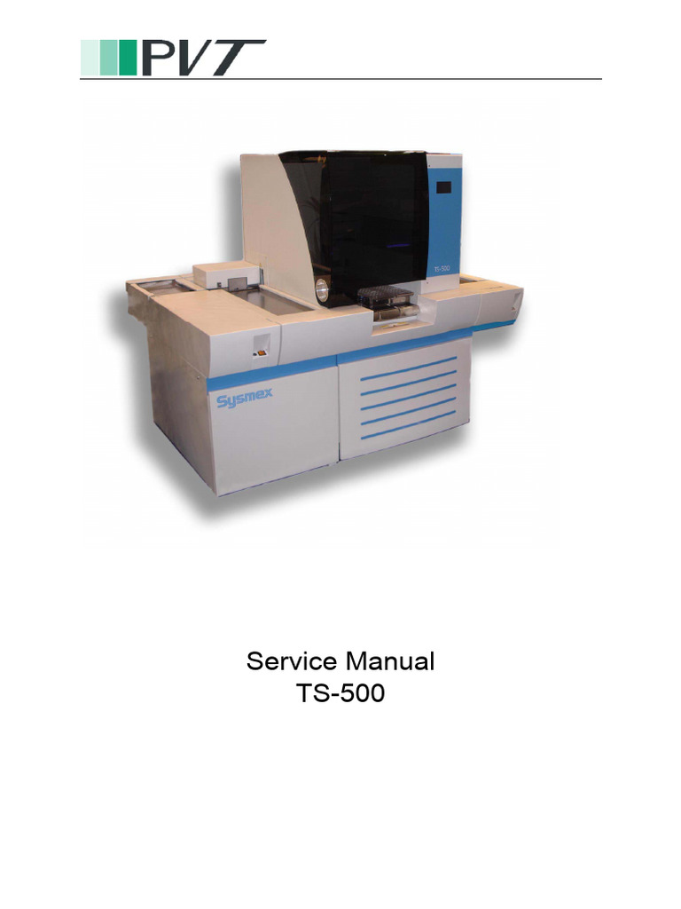 Servicemanual Ts500 v10 Druck | PDF