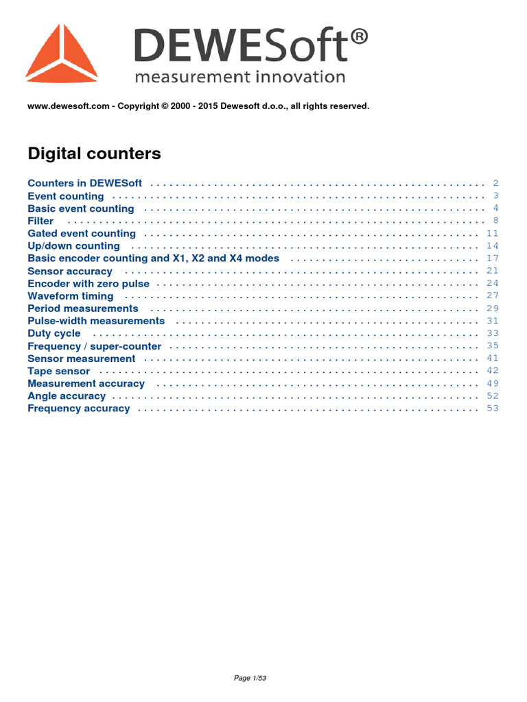 Digital Counters | PDF