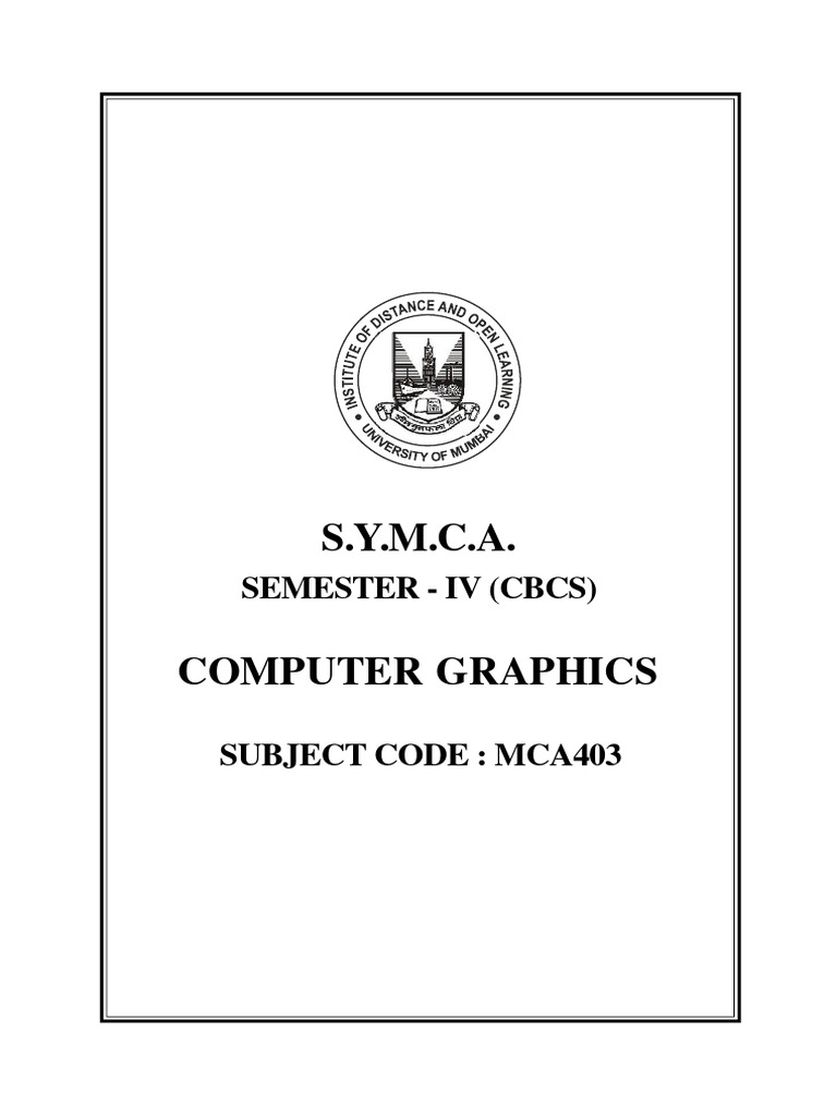 PDF of Computer Graphics 2 | Download Free PDF | Computer Graphics | Graphics