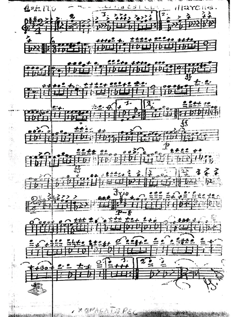 Sax Alto 2. Xonacatepec | PDF