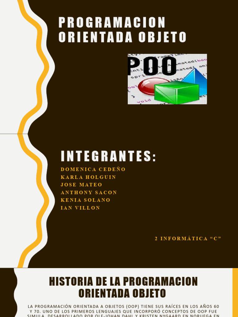 Programacion Orientada Objeto. | PDF | Lexicologia