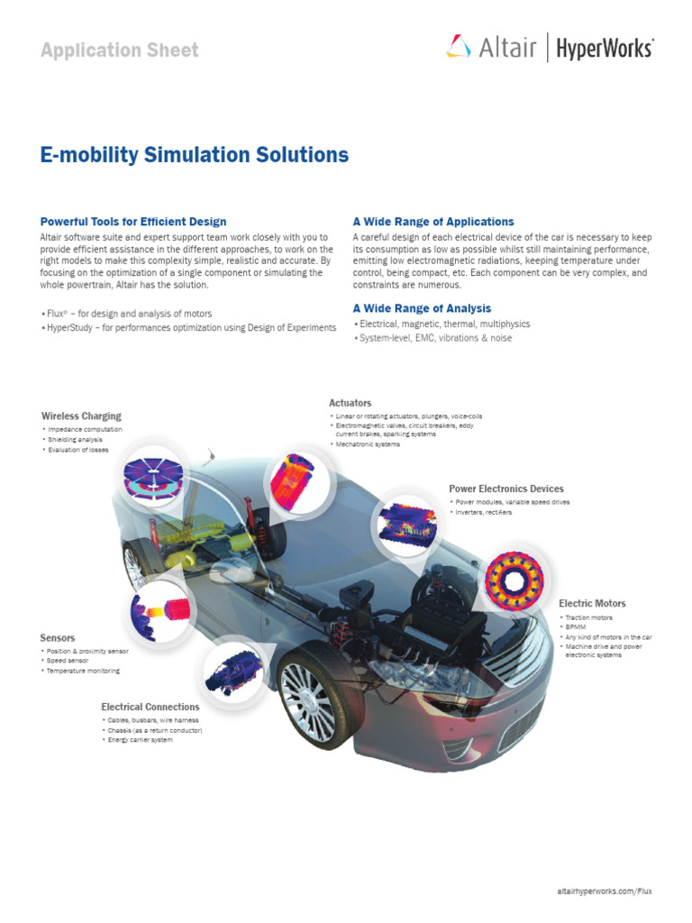 E Mobility Simulation Solutions | PDF