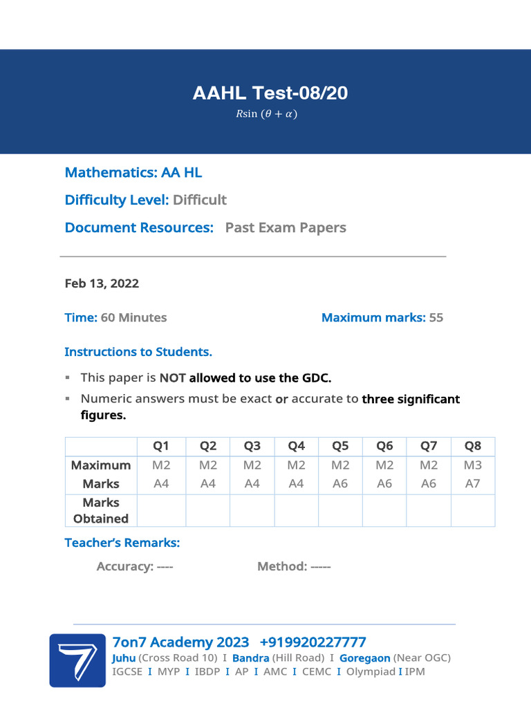AAHL-Topic03-Trig-Rcos 2 | PDF
