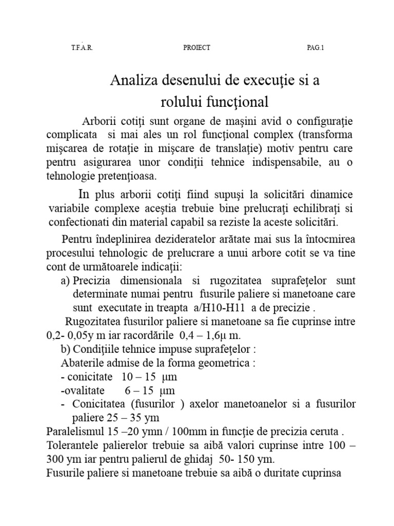 Model Proiect Tfaa | PDF