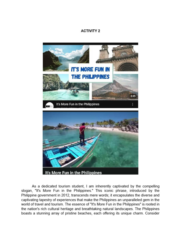 It's More Fun in The Philippines | PDF