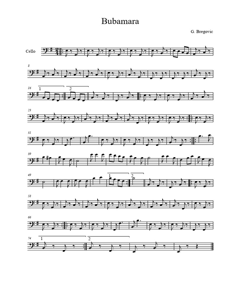 Bubamara Bregovic | PDF