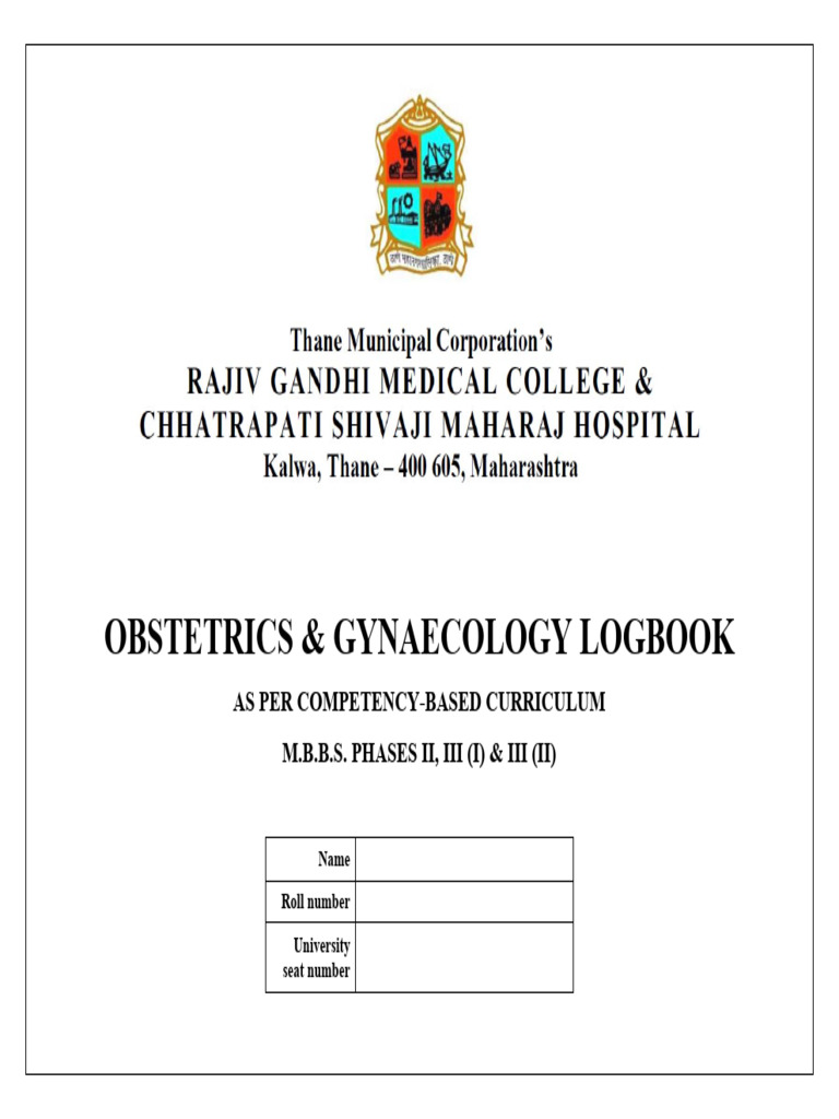 RGMC Obgy Logbook | PDF