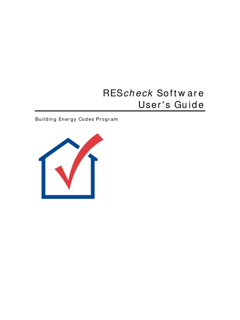 Rescheck Users Guide 1008 | PDF | Window | Framing (Construction)