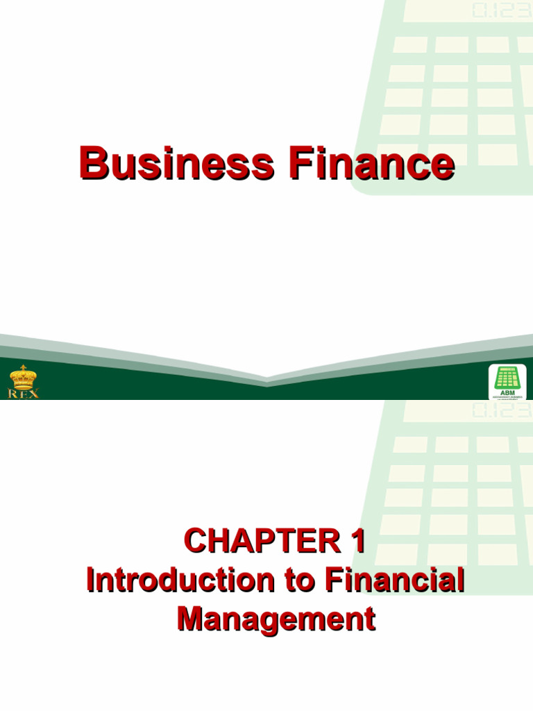 2 Organizational Chart and The Roles of The VP For Finance | PDF
