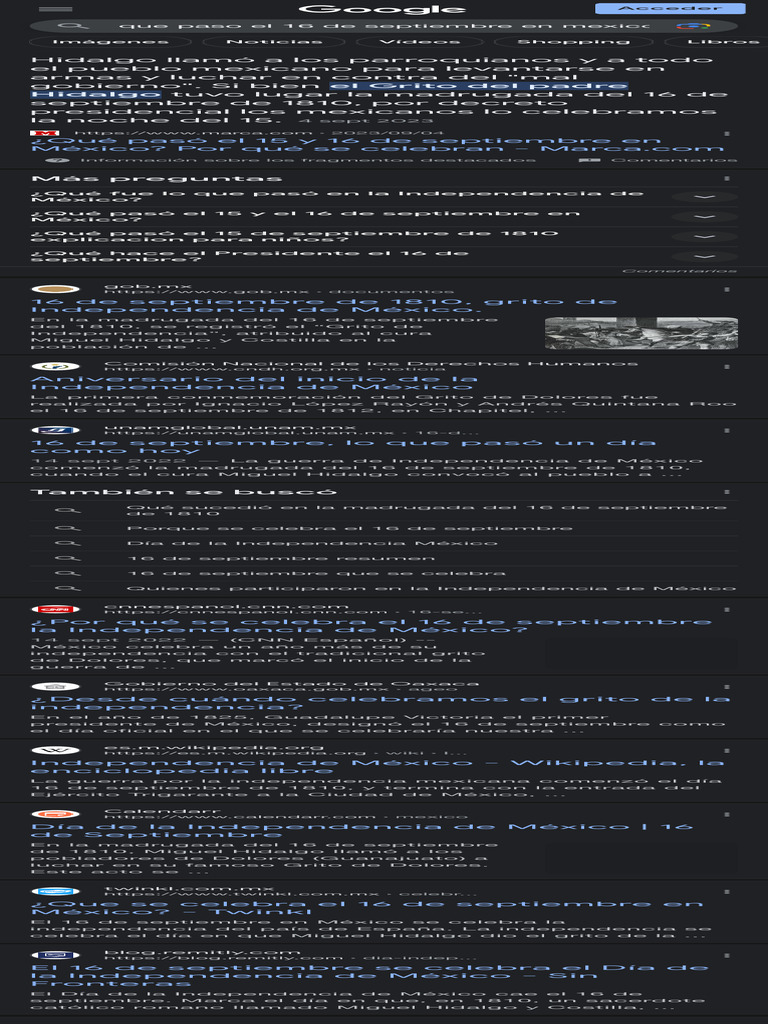 Que Paso El 16 de Septiembre en Mexico - Buscar Con Google | PDF ...