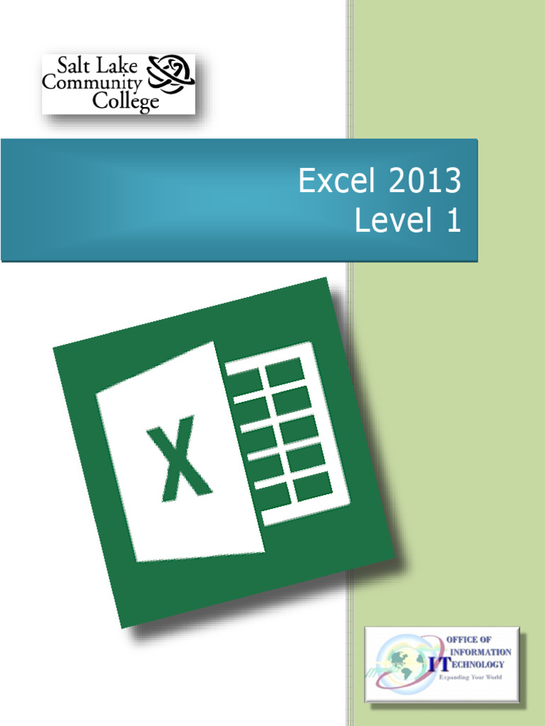 Excel Learning | PDF | Microsoft Excel | Window (Computing)
