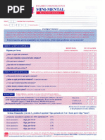 Minimental Adultos | PDF