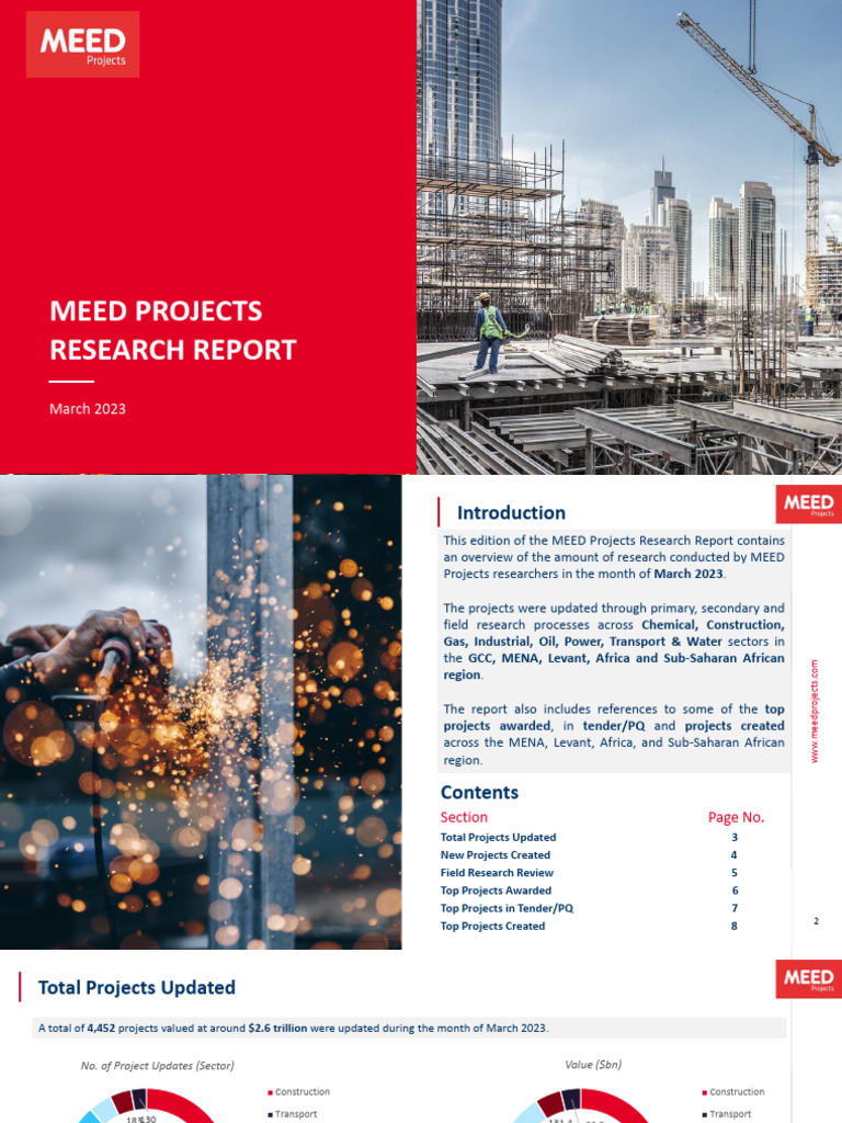 MEED Projects Research Report March 2023 | PDF