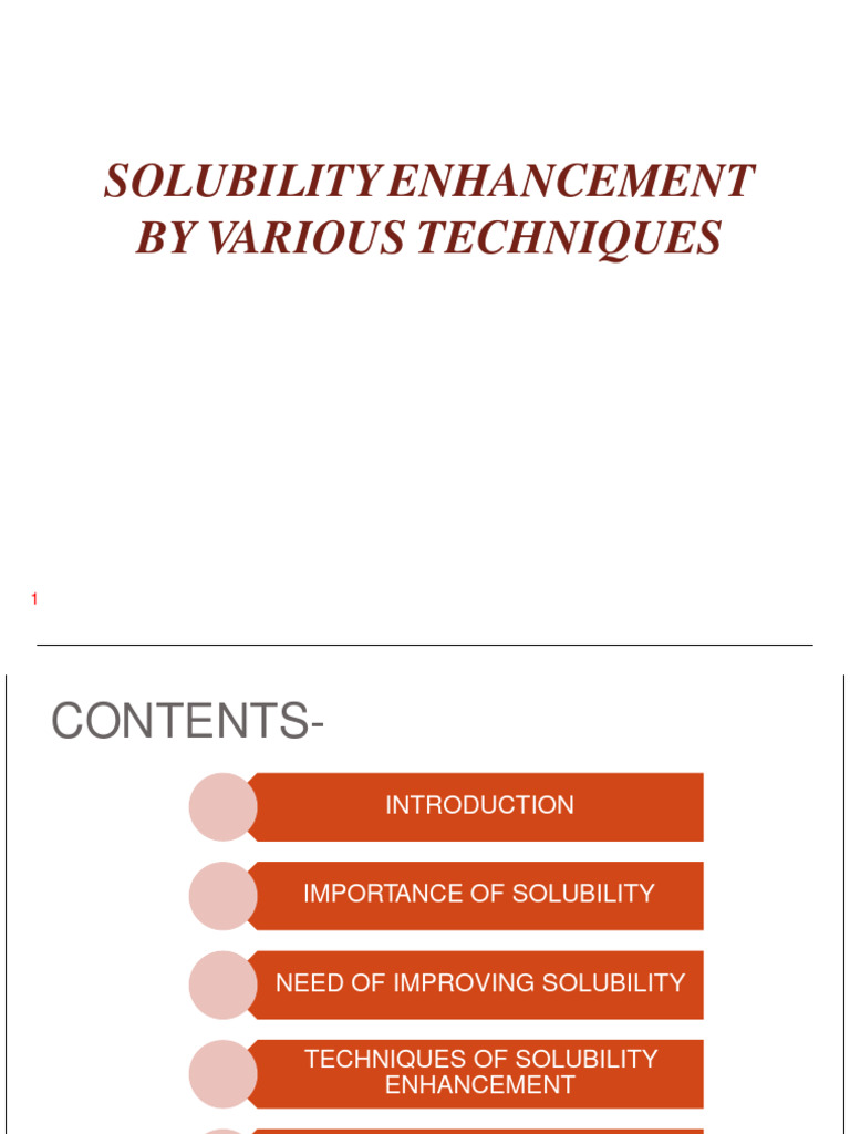 8 - Solubility Enhancement by Various Techniques | PDF 8 - Solubility Enhancement by Various Techniques | PDF