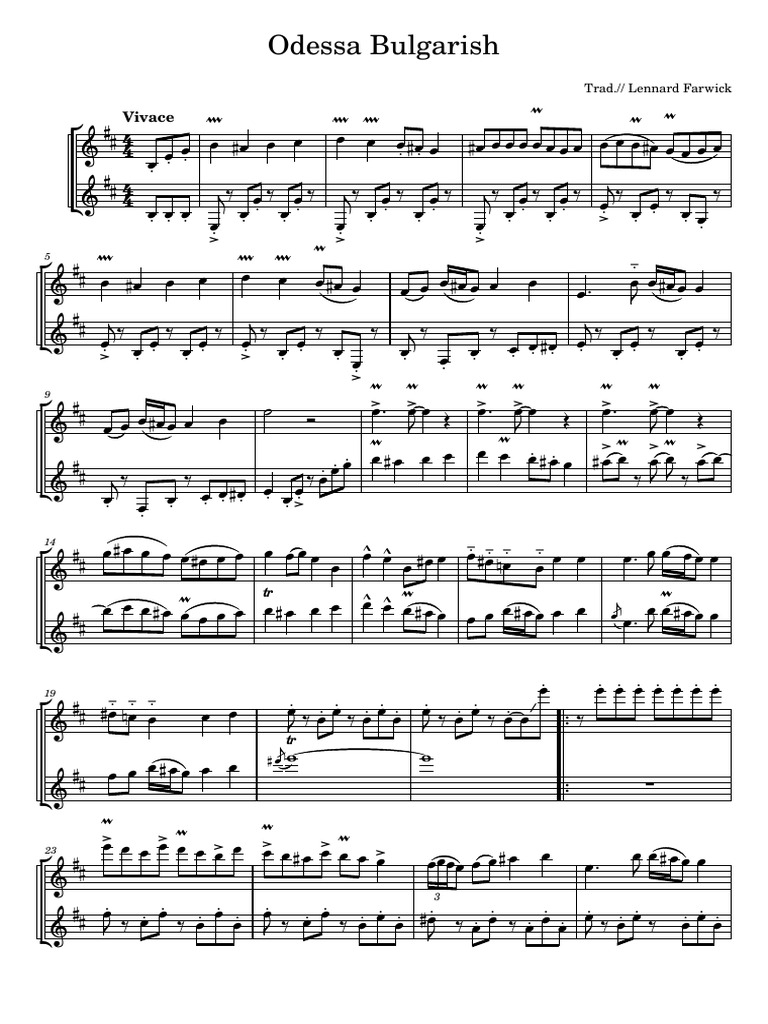 Odessa BB | PDF