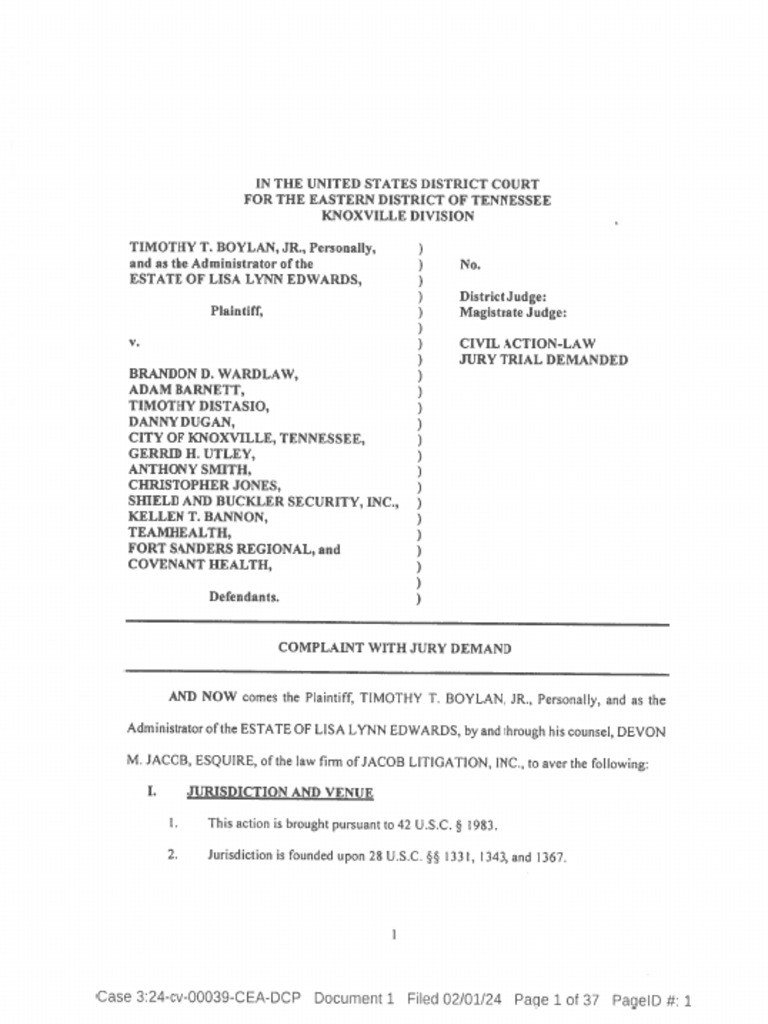 Lisa Edwards Lawsuit | PDF