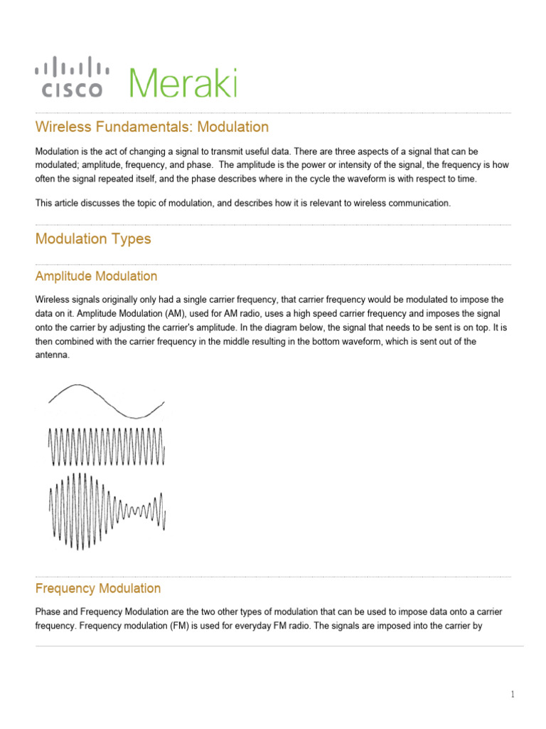 Wireless Fundamentals Modulation Pdf