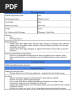 Elements of Music Lesson Plan for Grade 7 | PDF | Singing | Pedagogy