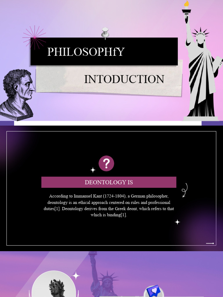 Deontology Presentation | PDF | Marketing | Immanuel Kant