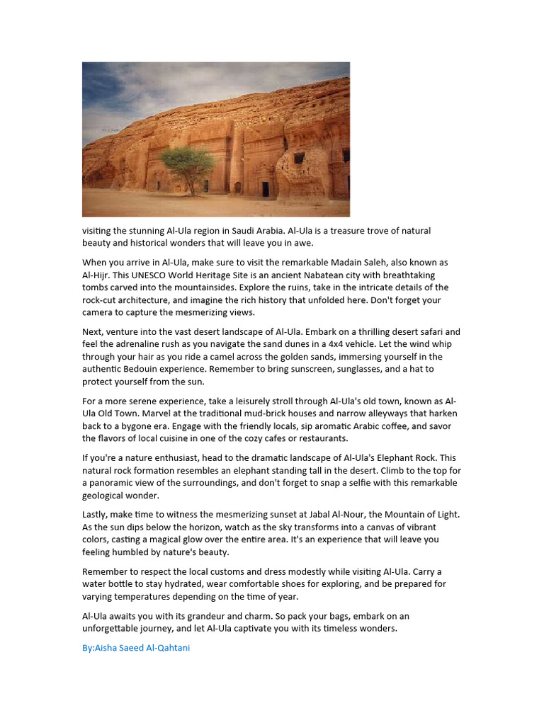 Visiting The Stunning Alaa | PDF