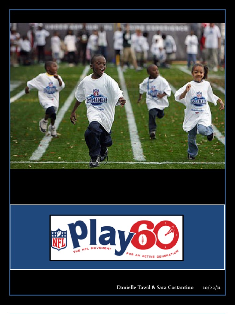NFL Play 60 Adobepdf | PDF | Let's Move! | Physical Education