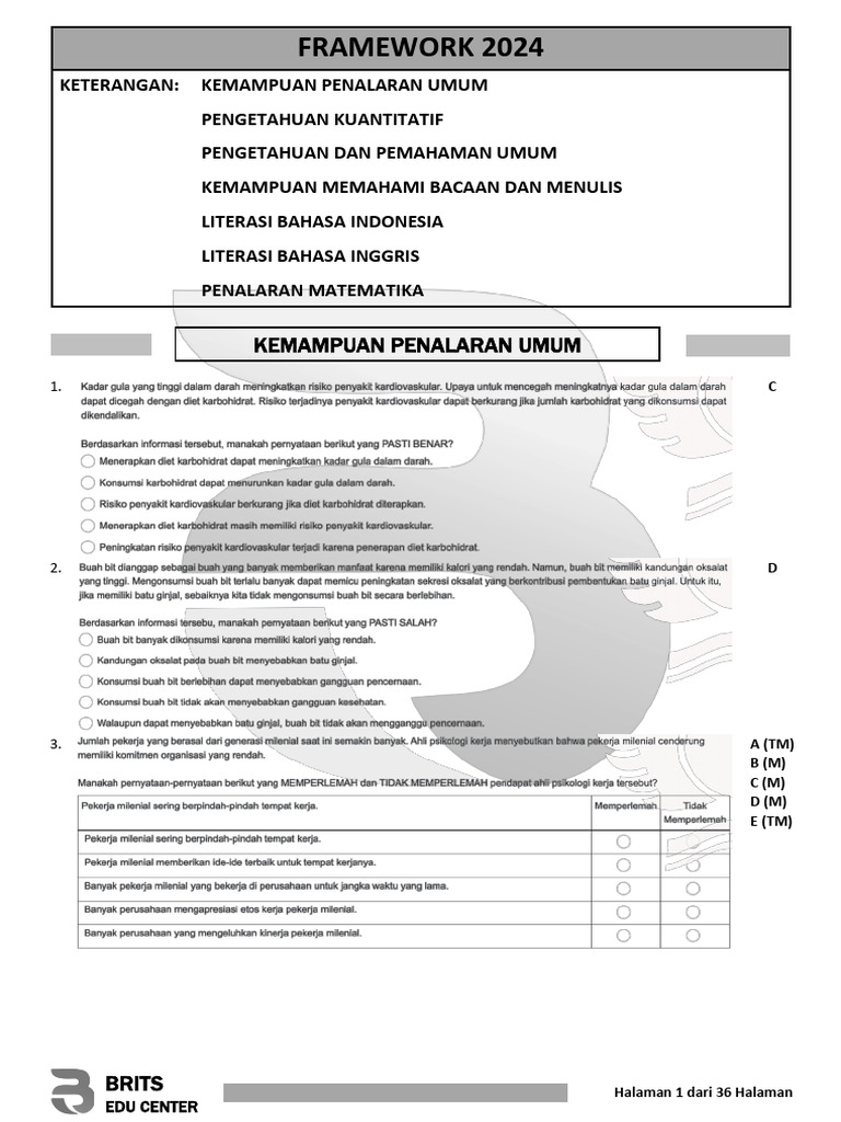 Framework 2024 | PDF
