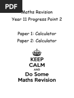 Edexcel GCSE Paper 2 Revision Topics | PDF | Area | Trigonometry