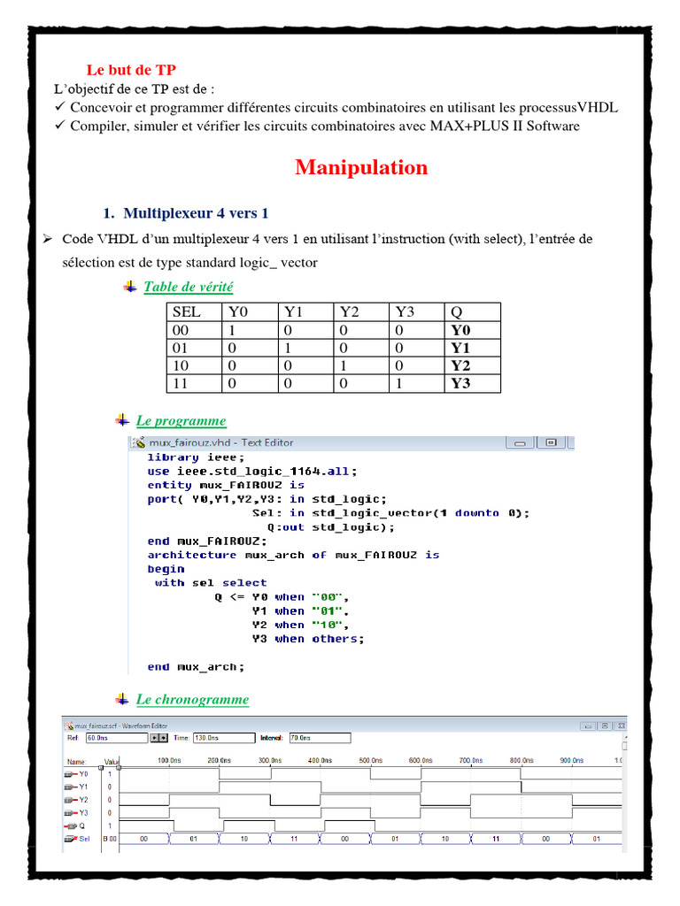 tp4 VHDL | PDF