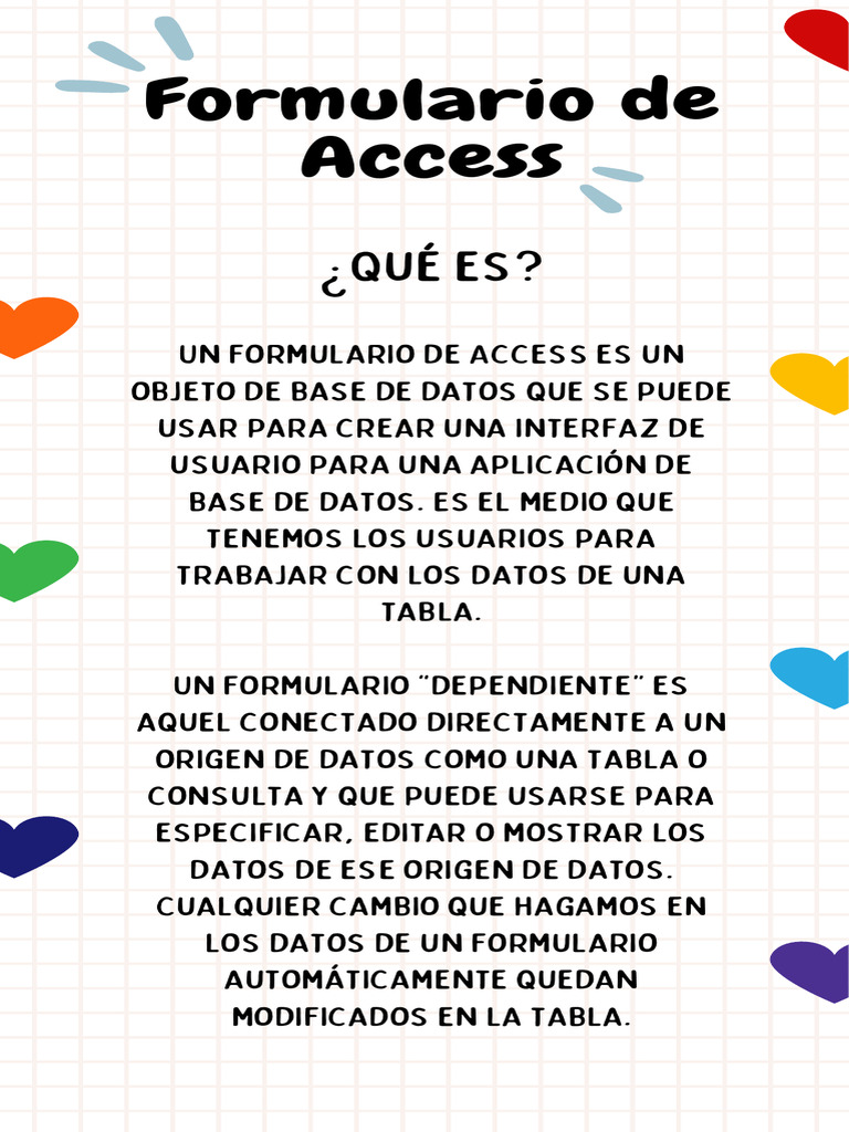Bas - Dat Formulario de Access | PDF