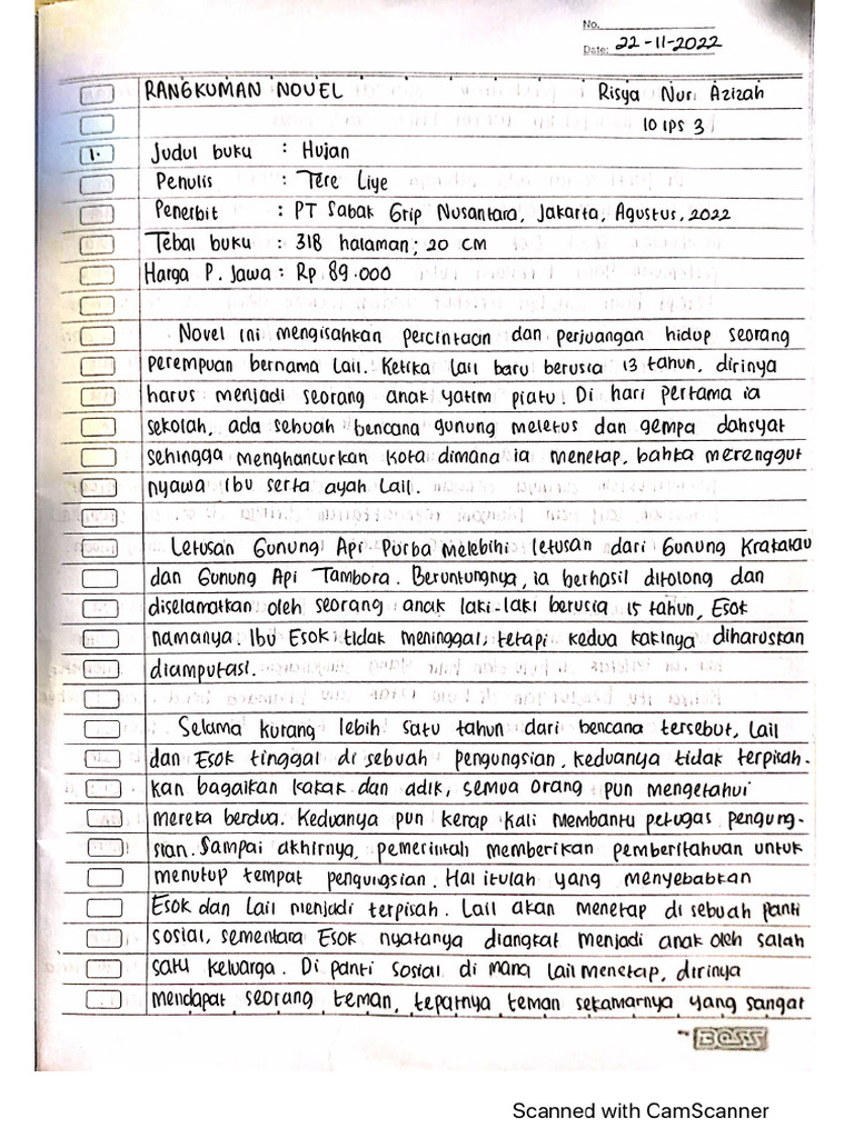 Rangkuman Novel | PDF