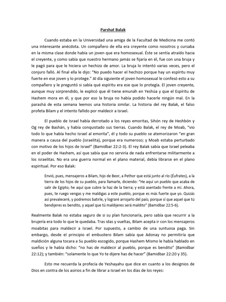 7 - Parshat Balak | PDF