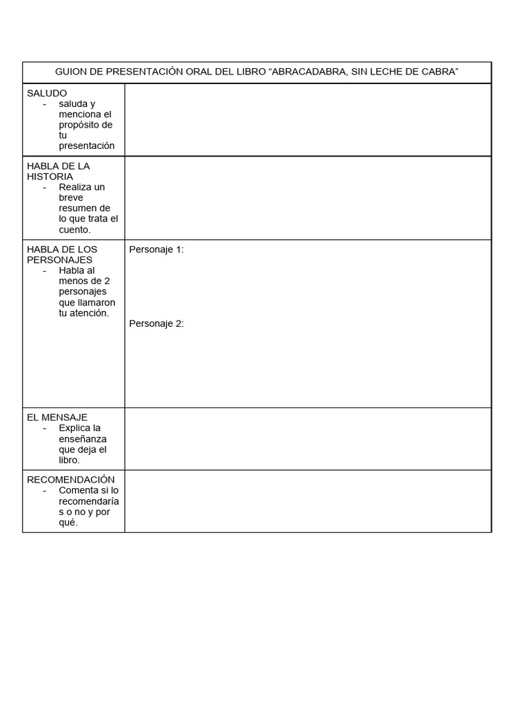 Plantilla - Plan Lector 2-1-93027541 | PDF
