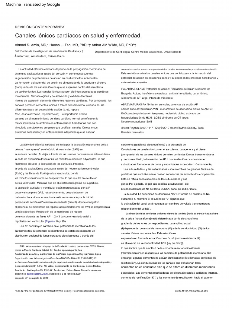 Cardiac Ion Channels | PDF