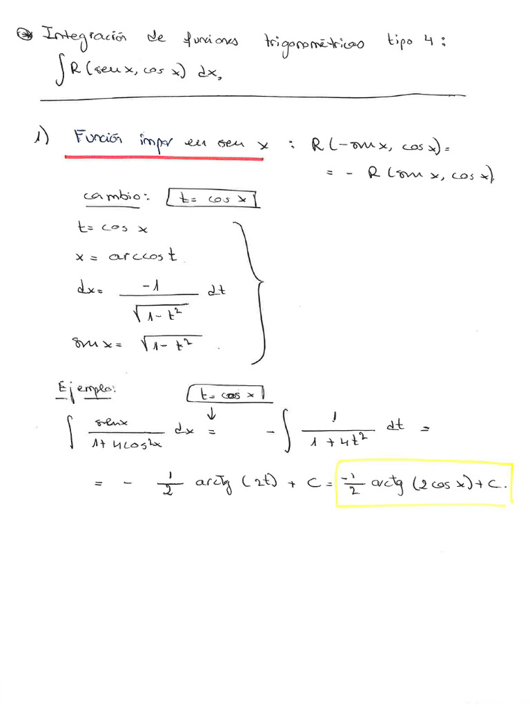 Integrales Resueltas | PDF