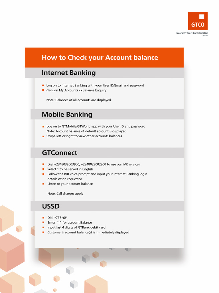 Check Acct Balance | PDF
