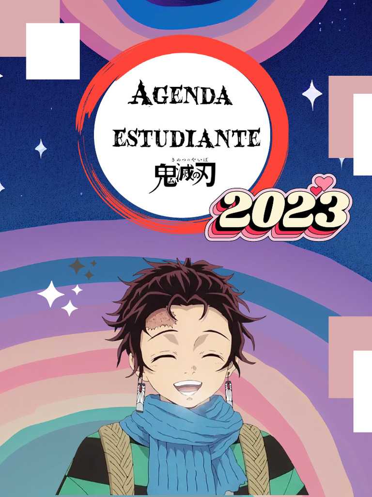Planner Agenda Estudiante Demon Slayer | PDF