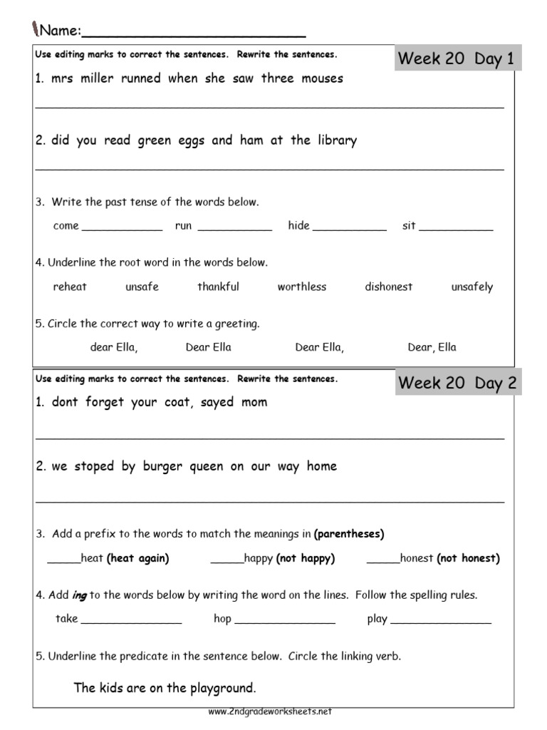 Daily Language Week 20 | PDF