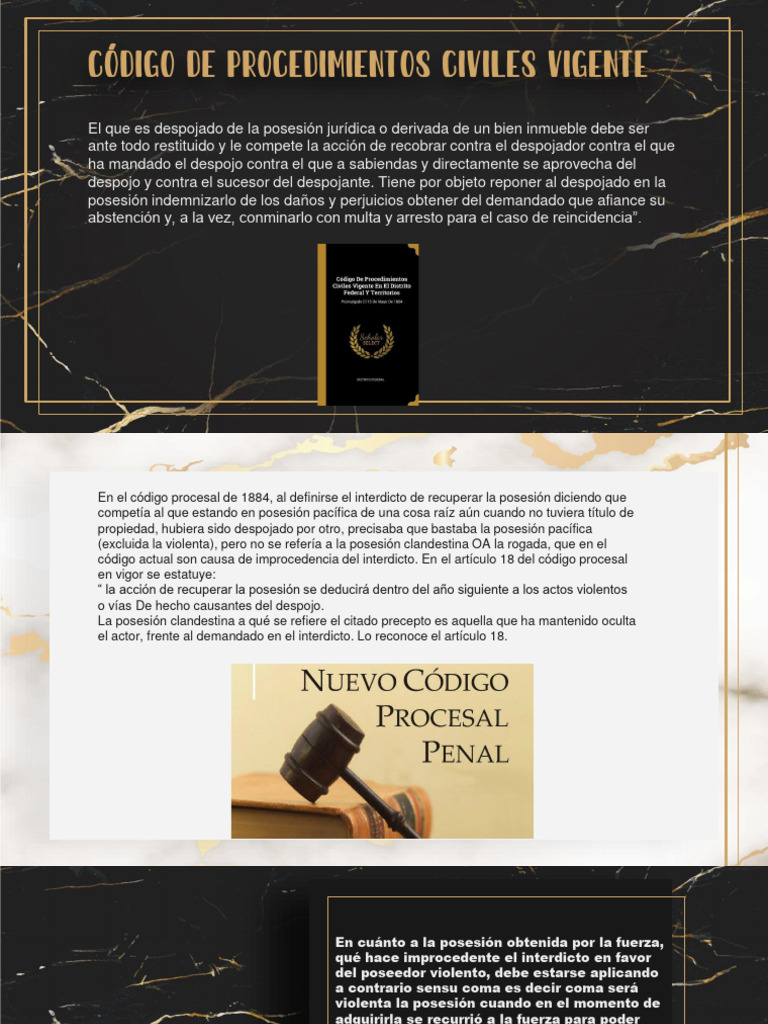 Código de Procedimientos Civiles Vigente | PDF