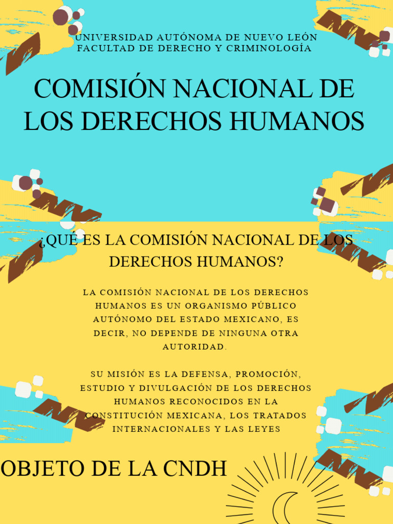 Funciones y Misión de la CNDH | PDF | Derechos humanos | Justicia